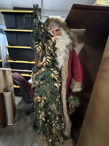 Ditz Designs by the Hen House Holiday White Santa Christmas Tree ...