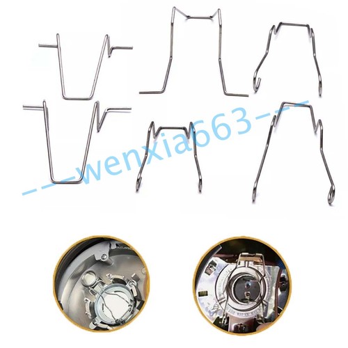 Headlight Bulb Retaining Spring Clip Kit For Headlamp Dipped Beam H1 H3 ...