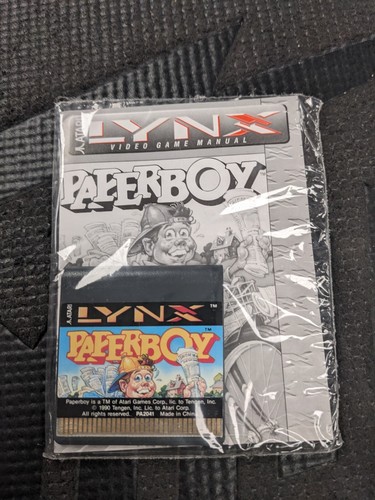 Atari Lynx Paperboy Game Cartridge Only + Manual Very Good | eBay