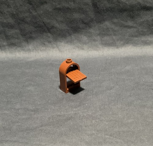 Lego Brown Window 1 x 2 x 2 2/3 Rounded Top 30044 + Reddish Brown ...