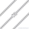 Italy .925 Sterling Silver 2.4mm Arrow Link Franco Chain Men's Italian ...