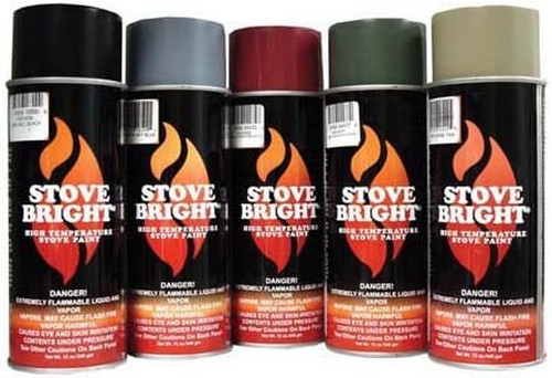 Mojave Red - 1200 Degree Wood Stove High Temp Paint - 744759275813| eBay