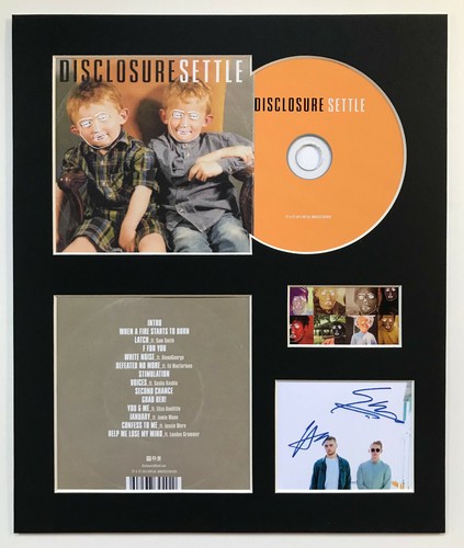 DISCLOSURE - Signed Autographed - SETTLE - Album Display | eBay