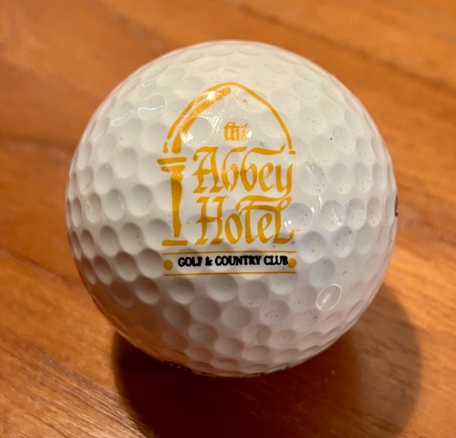 Vintage Abbey Hotel Golf & Country Club (United Kingdom) Logo Golf Ball ...