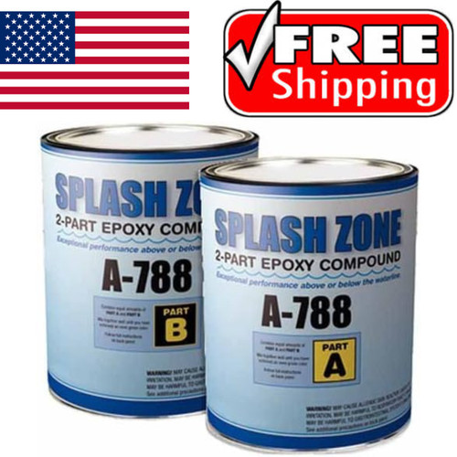 Splash Zone 2 Part Epoxy Compound, A788HG 1/2 Gallon. | eBay