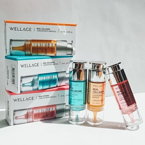 WELLAGE Real Concentrate Ampoule 15ml #Vitamin #Hyaluronic #Collagen ...