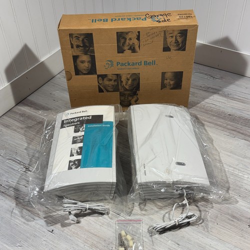 1990s Packard Bell Multimedia Computer Monitor Speakers 160120 | eBay