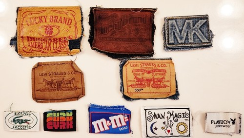Vintage Clothing Labels: Lacoste, Levis, etc. -Lot of 10 | eBay