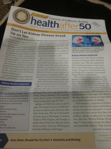 University of California Berkeley Health After 50 Newsletter March 2019 ...