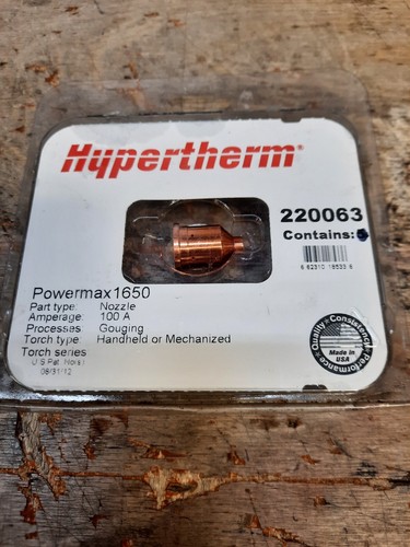 Hypertherm Powermax 1650 nozzle 100 amp 220063 QTY. 3 | eBay