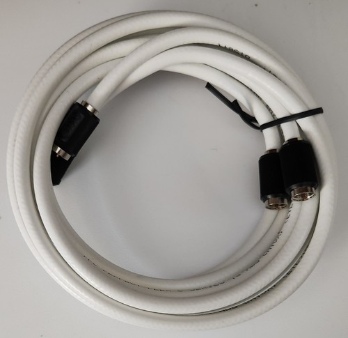 Lot Of 2 3ft White RG6 Indoor Outdoor Coax Cable | eBay