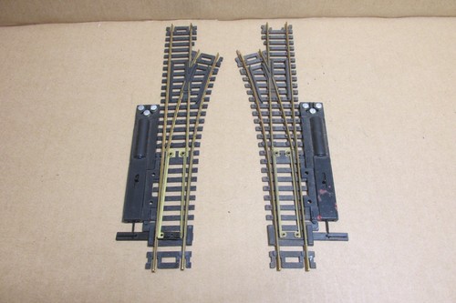 HO SCALE ATLAS BRASS LEFT & RIGHT-HAND ELECTRIC SWITCHES | eBay