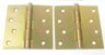 (12) Hager 1741-US2D 4 Inch Residential Brass Tone Door Hinges ...