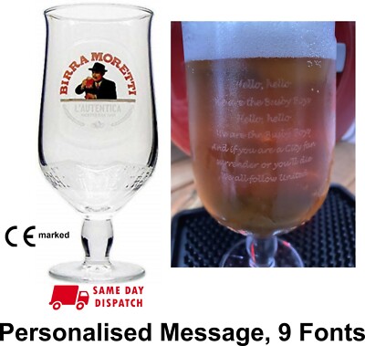 Moretti Beer Glasses for sale | eBay