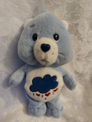 Care Bears Grumpy Bear 8” Plush Light Blue Rain Cloud With Tags 2002 ...