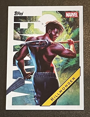 2025 TOPPS MARVEL CHROME 616 DAY PROMO KILLMONGER #M-45 CARD VERY RARE ...