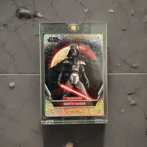 2024 Chrome Hyperspace Star Wars #50 Mustafar Darth Vader Galactic Dust ...