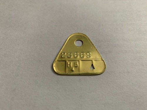 1956 CHEVROLET 265" 2366S CARTER WCFB BRASS CARBURETOR TAG-DATE OF YOUR ...