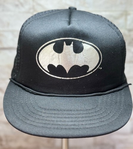 Vintage 80’s Batman Hat Dc Comics Trucker Hat Rope Cap Adjustable ...