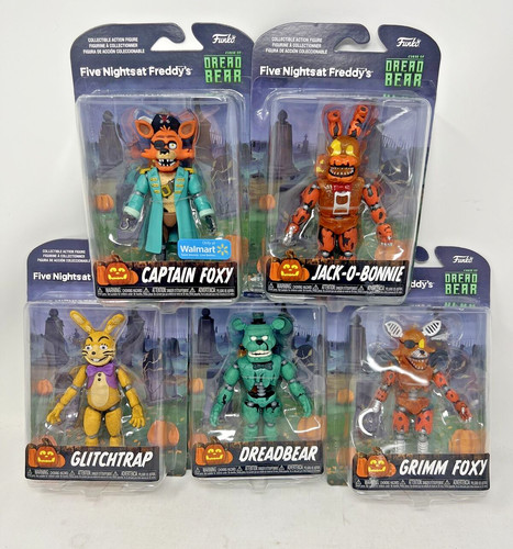 FNAF Curse of Dreadbear Action Figures 5pc Set Five Nights At Freddy’s ...