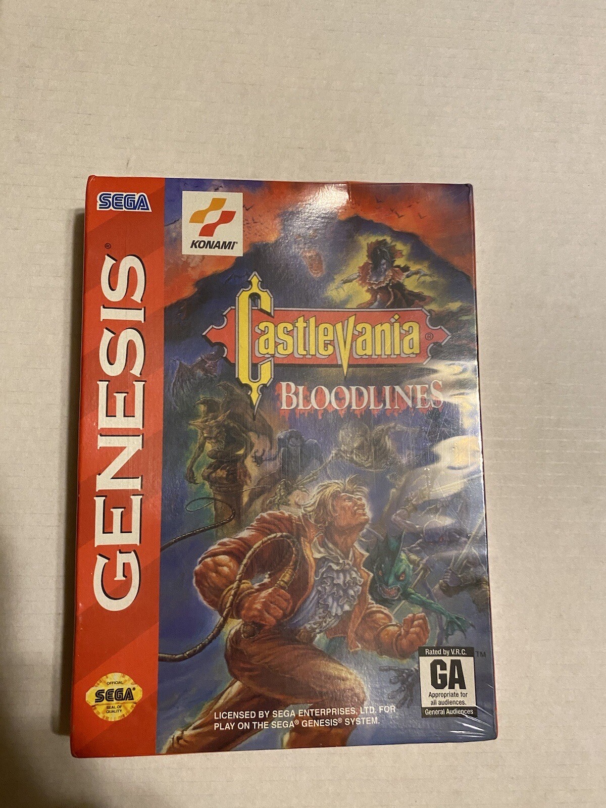 Castlevania: Bloodlines [Cardboard] Value - GoCollect (sega-genesis ...