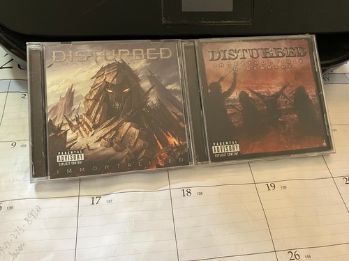 DISTURBED 2 CD LOT: IMMORTALIZED + INDESTRUCTIBLE IN GERMANY | eBay