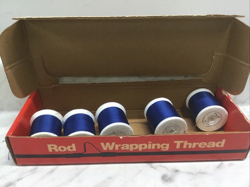 Box Of GudeBrod *Deep Blue* Rod Winding Thread | eBay