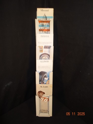 Vintage Texaco? Gas Service Station Tour Map Metal Display Holder w ...