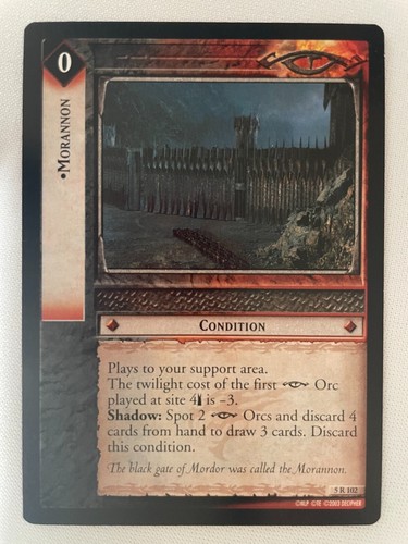 LOTR TCG - Morannon 5R102 - Battle of Helm's Deep | eBay