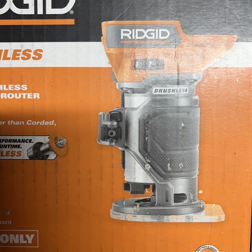 RIDGID 18V Brushless Cordless Compact Router (Tool Only) (R860444B) | eBay
