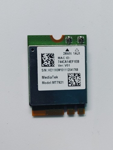 MediaTek MT7921, 1800M Bluetooth 5.2 wireless network card NGFF m.2 win ...