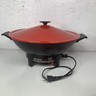 West Bend Electric Wok Red Model 79525 with Rack | eBay