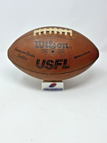 1983 USFL Denver Gold Game Used Official Football - RARE!! | eBay