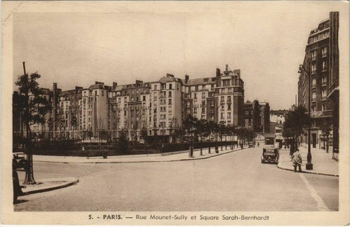 CPA PARIS 20e Rue Mounet-Sully Square Sarah Bernhardt (925144) | eBay UK