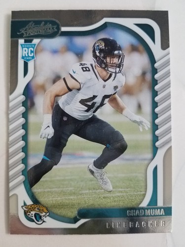 CHAD MUMA JACKSONVILLE JAGUARS 2022 Panini Absolute Football ROOKIE ...