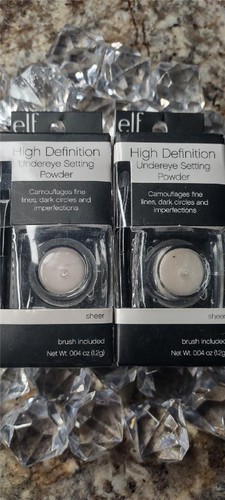 e.l.f. Lot Of 2 HIGH-DEFINITION UNDEREYE SETTING POWDER # 81510 SHEER ...