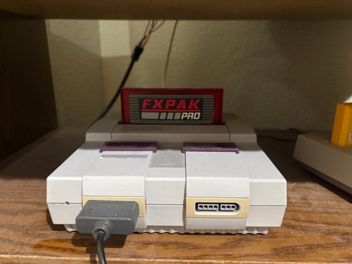 Super Nintendo with Fx Pak pro & hd retrovision cables | eBay