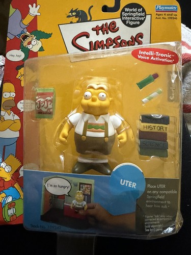 NIB Simpsons UTER World of Springfield Interactive Figure Series 8 | eBay