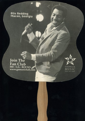 Scarce Vintage OTIS REDDING Georgia Music Hall of Fame Paper Fan ...