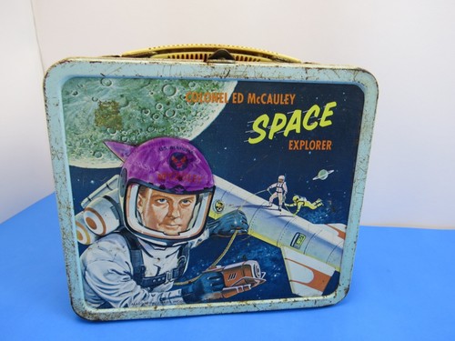 1960 Aladdin Space Explorer Ed McCauley Lunch Box - * Vintage ...