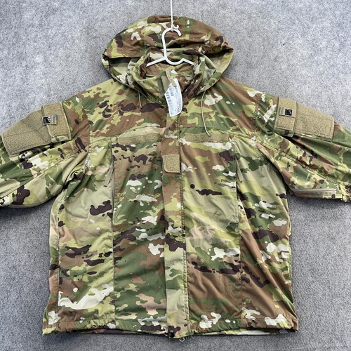 US Army Jacket Large Camo Hooded Gen IIII Extreme Cold Wet Weather OCP ...
