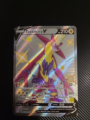 Toxtricity V SV112/SV122 - Pokemon Shining Fates Sword Shield Shiny ...