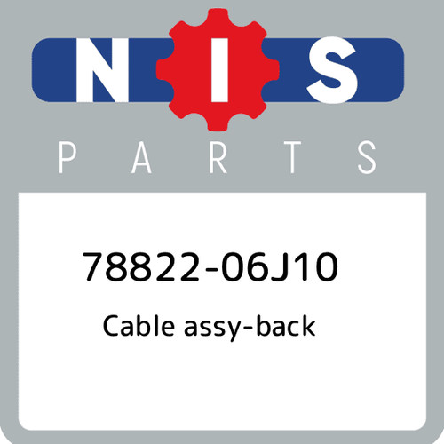78822-06J10 Nissan Cable assy-back 7882206J10, New Genuine OEM Part | eBay
