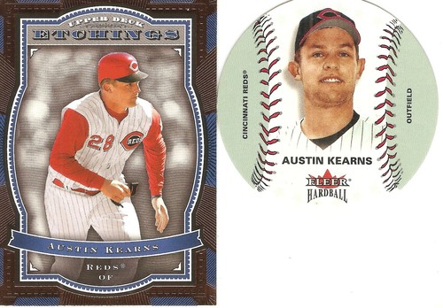 2 DIFFERENT BASEBALL CARD LOT OF AUSTIN KEARNS 332 | eBay