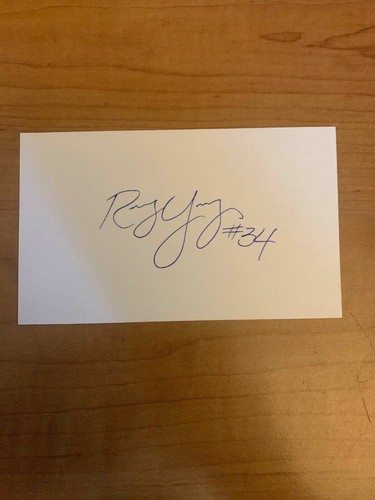 RAY YOUNG - UCLA BASKETBALL - AUTHENTIC AUTOGRAPH SIGNED- B4619 | eBay