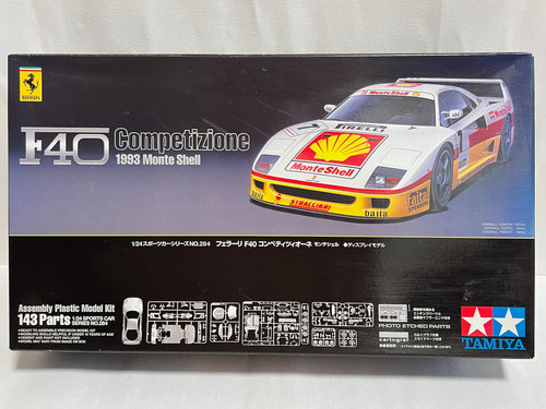 Tamiya 1/24 Ferrari F40 Competizione 1993 Mont Shell Plastic Model Kit ...