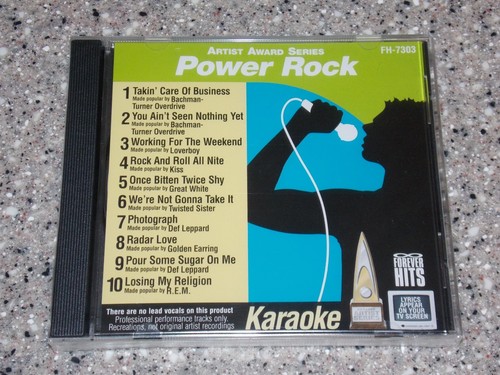 Power Rock CD New Sealed FH-7303 Lyrics on Screen FREE SHIPPING | eBay