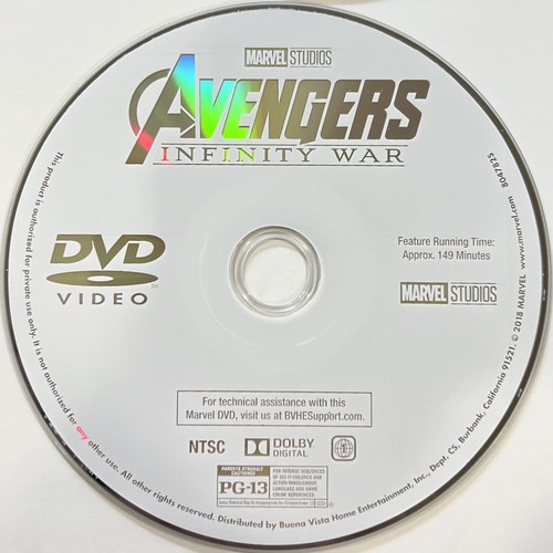 Avengers: Infinity War (DVD, 2018) Robert Downey Jr. | eBay