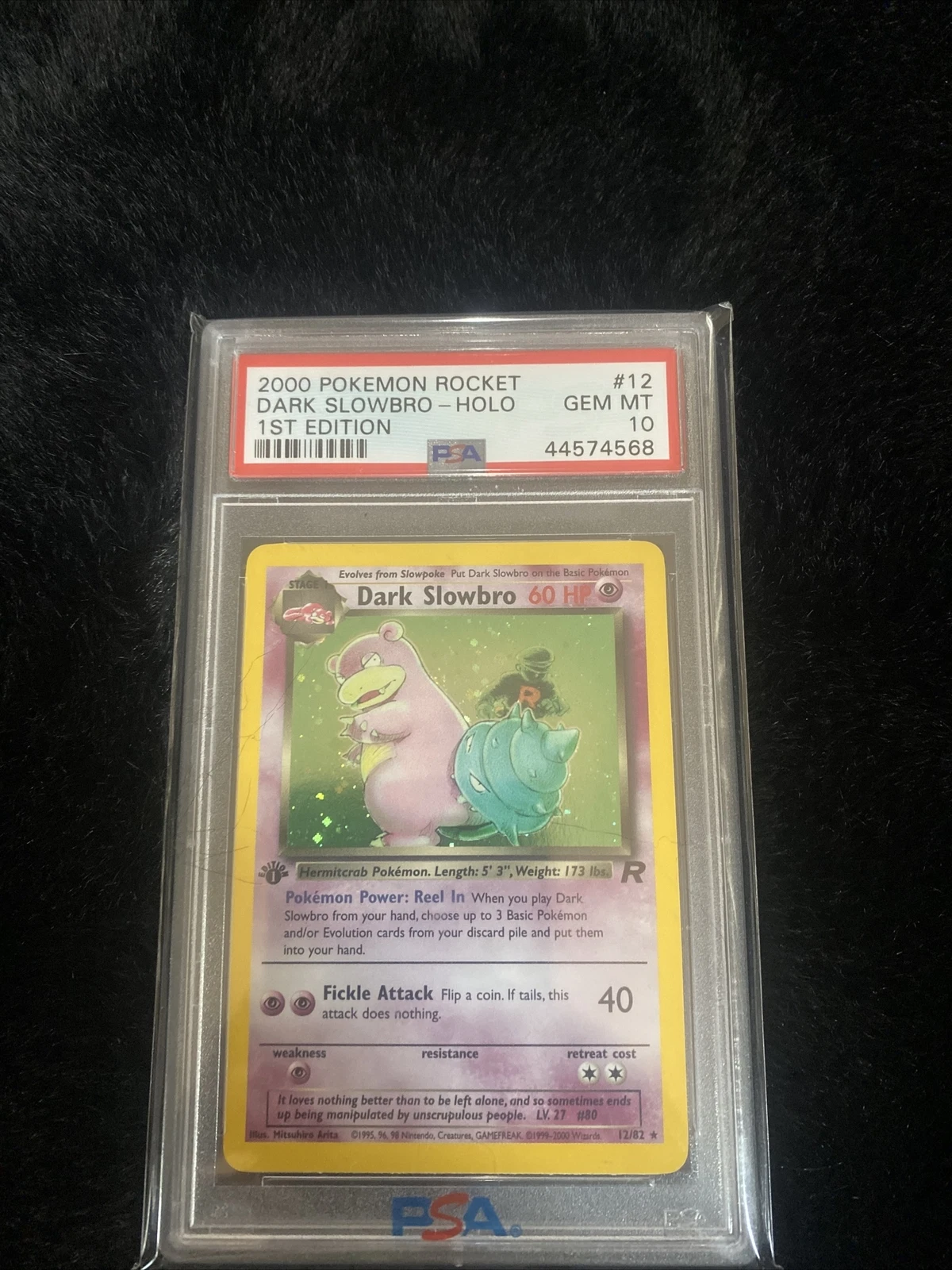 Dark Slowbro 2000 Team Rocket #12/82 Unlimited Holo Price Guide ...