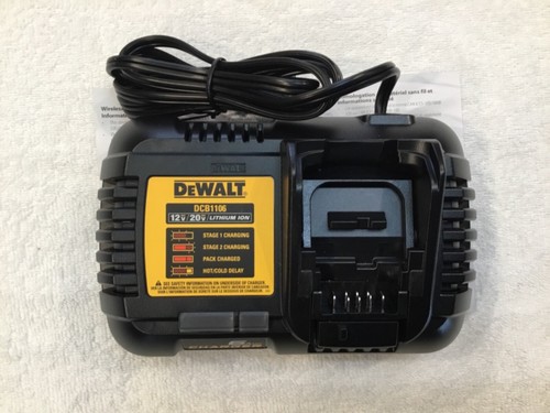 New Dewalt DCB1106 6-Amp 12V / 20V / 60V Li-ion Fast Battery Charger | eBay